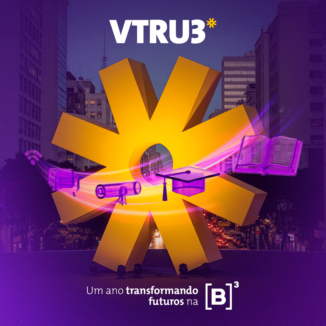 Vitru Educação comemora um ano de B3 - Negócios - Notícias